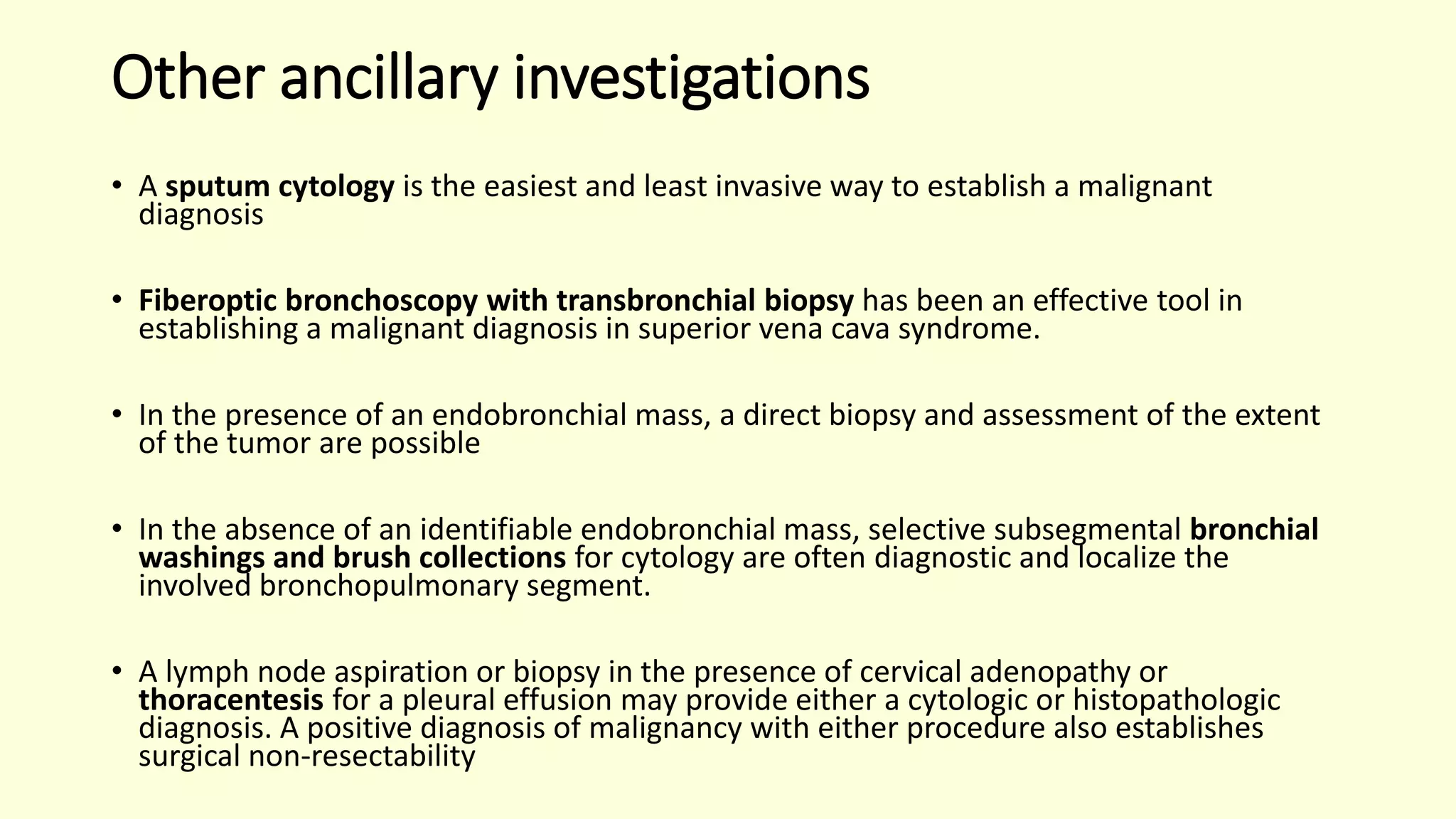 SVC syndrome - a surgical perspective | PPT