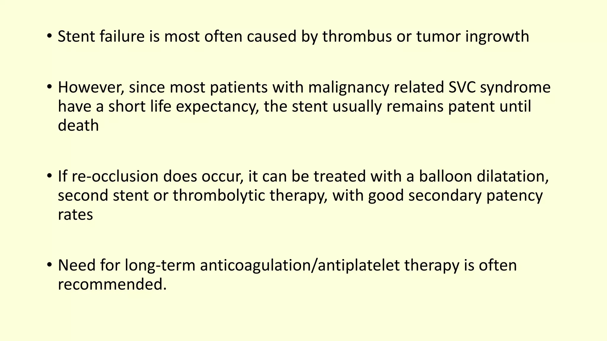 SVC syndrome - a surgical perspective | PPT