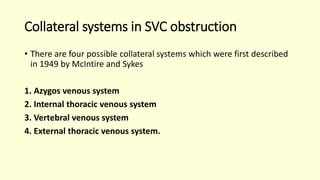 SVC syndrome - a surgical perspective | PPTX