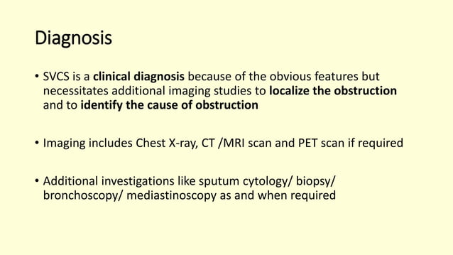 SVC syndrome - a surgical perspective | PPT
