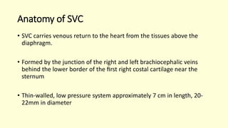 SVC syndrome - a surgical perspective | PPTX