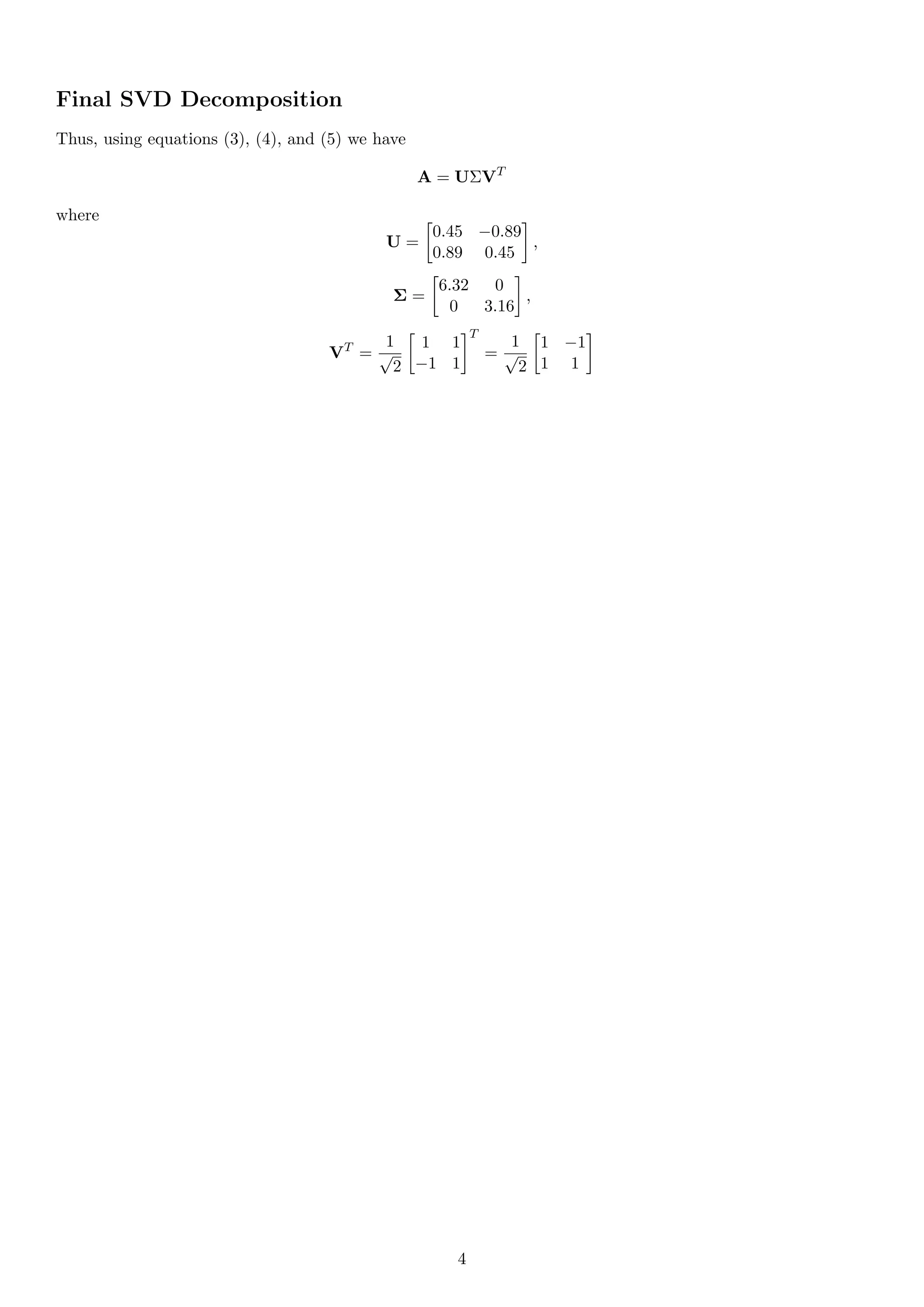 Understanding Singular Value Decomposition (SVD) | PDF