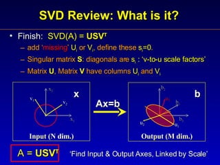 SVD review | PPT | Physics | Science