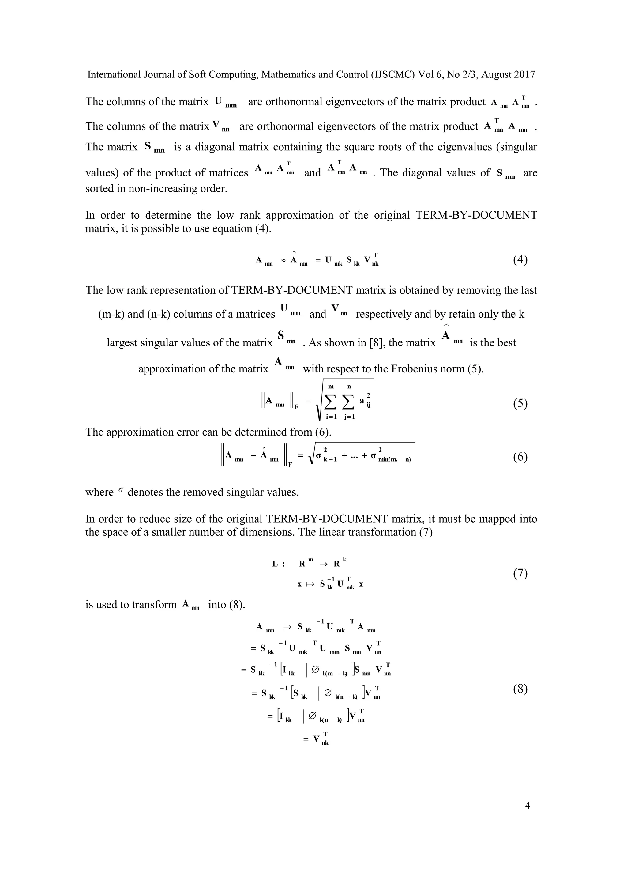 Svd Based Latent Semantic Indexing With Use Of The Gpu Computations Pdf