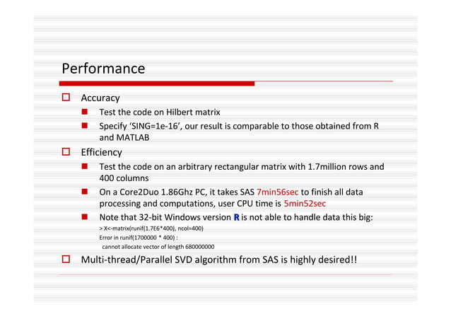 Svd filtered temporal usage clustering | PPT