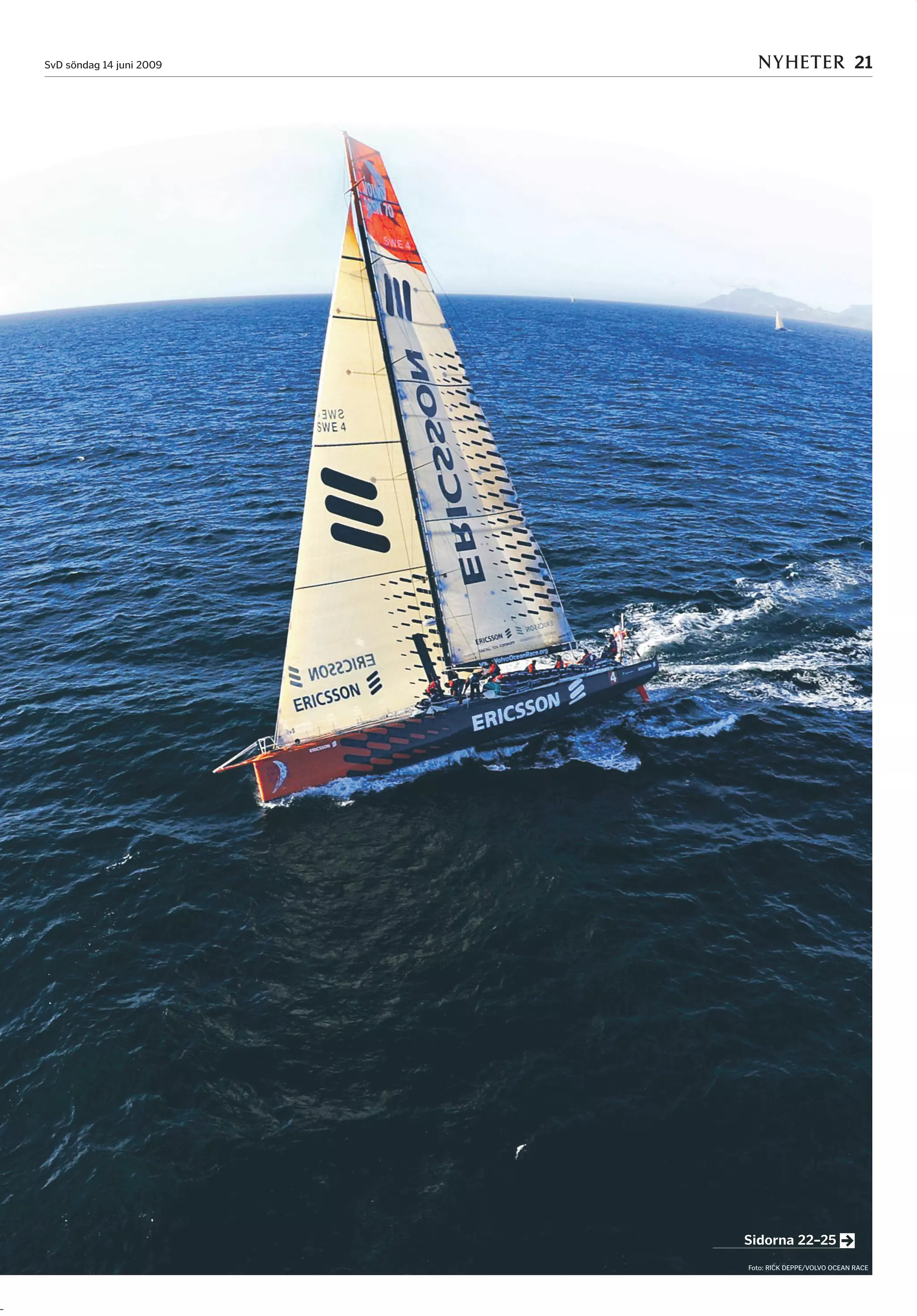 Cover story, six page spread: The Ocean Racers | PDF