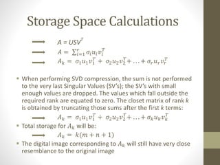 Singular Value Decomposition Image Compression | PPTX