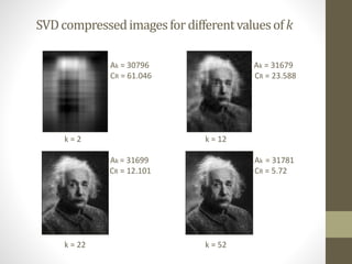 Singular Value Decomposition Image Compression | PPT
