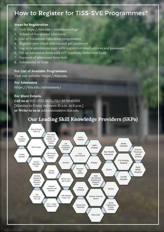 Complete Course Structure with Syllabus in TISS SVE | PDF ...