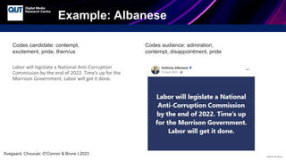 Affective polarisation in political leaders' discourses | PPTX | Social Networking | Internet