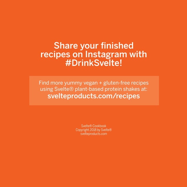 Svelte Cookbook 2018 | PDF | Cooking | Food & Drink