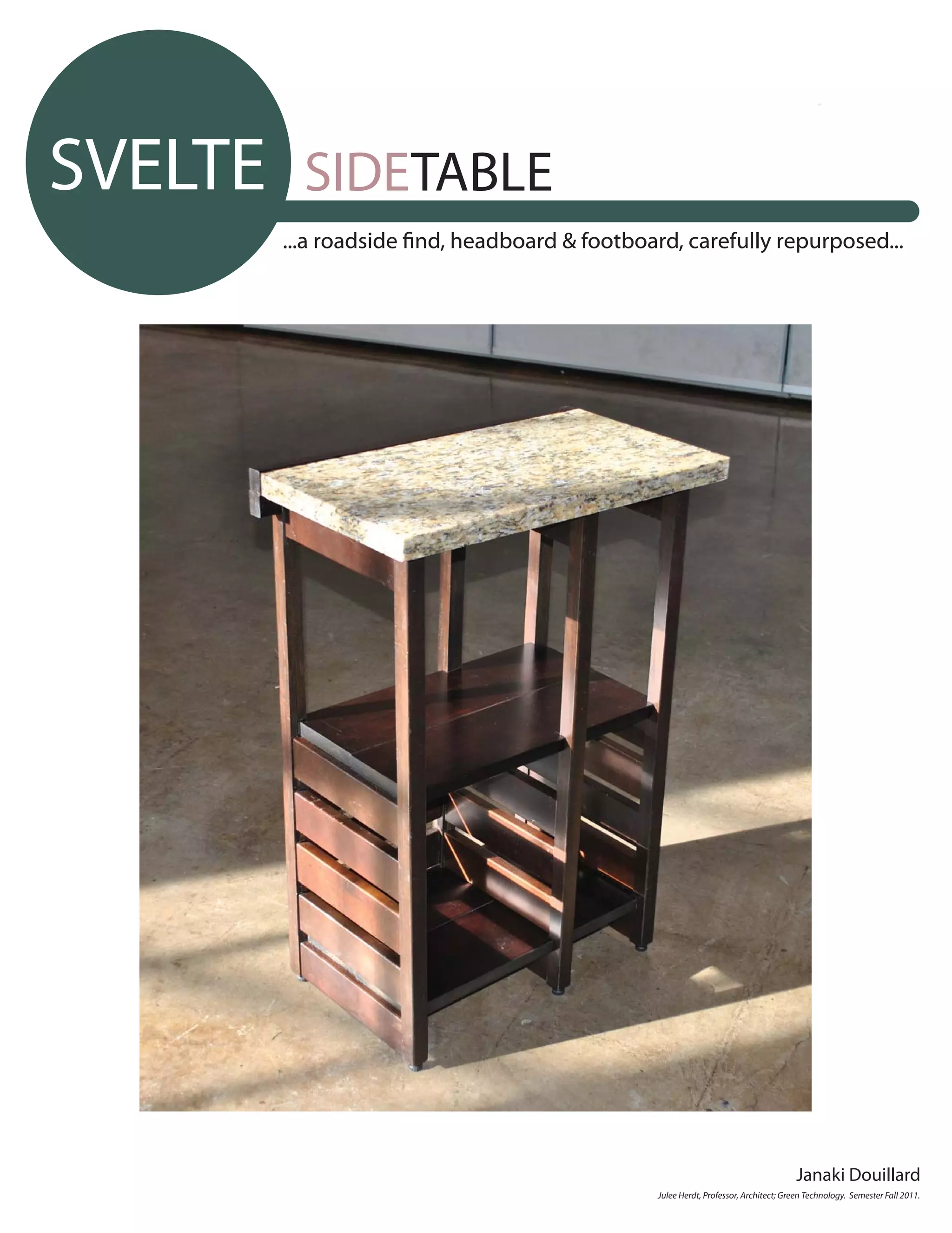 Svelte side table | PDF