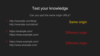 Same-origin Policy (SOP) | PPTX