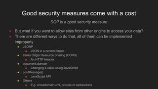 Same-origin Policy (SOP) | PPTX