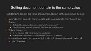 Same-origin Policy (SOP) | PPTX
