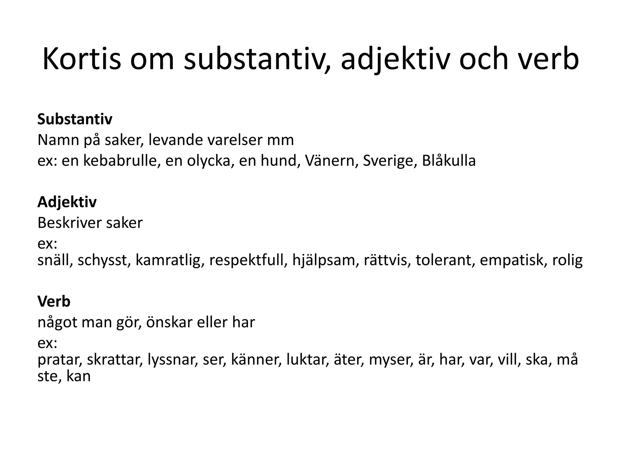 Svenska 8c vecka 47 | PPT