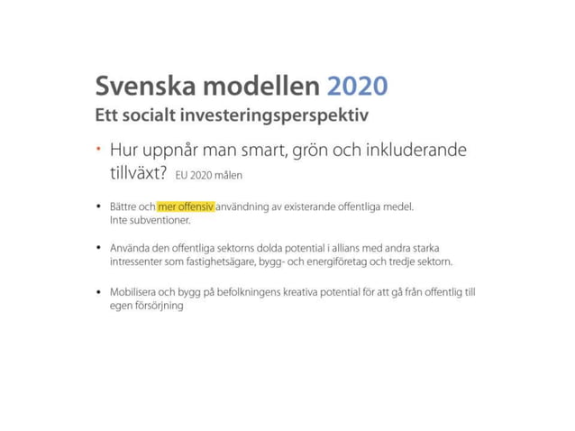 Svenska modellen 2020 ver3 | PPT
