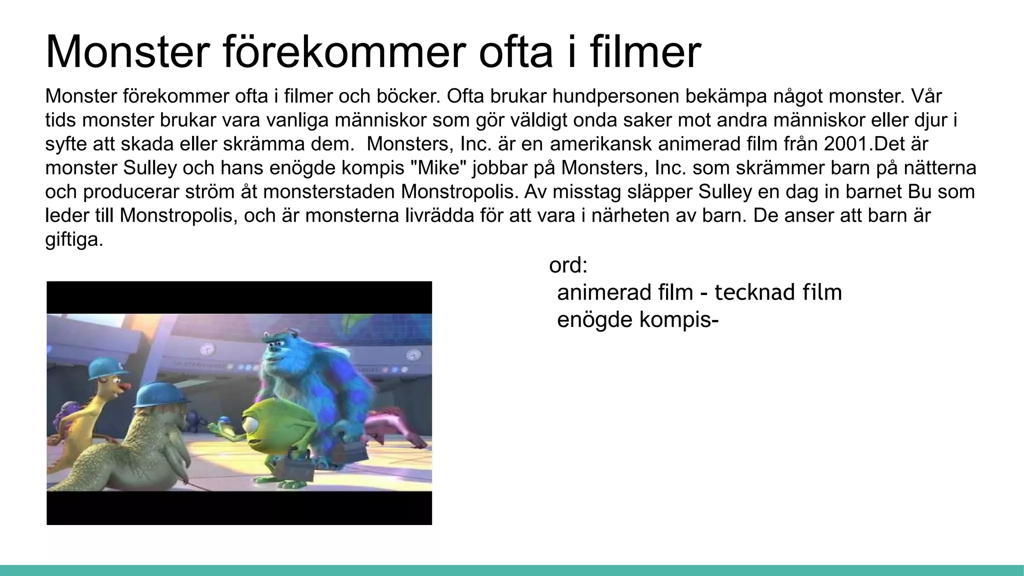 Läsförståelsematerial-monster och myt | PDF