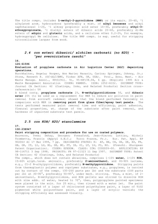 Sverniciatori rassegna brevettuale | DOC | Painting | Arts and Crafts