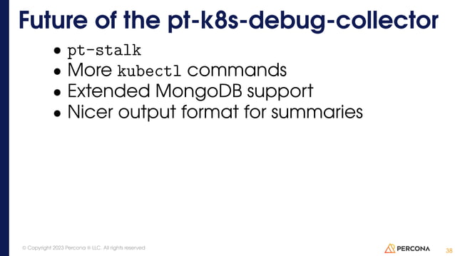 Database in Kubernetes: Diagnostics and Monitoring | PDF