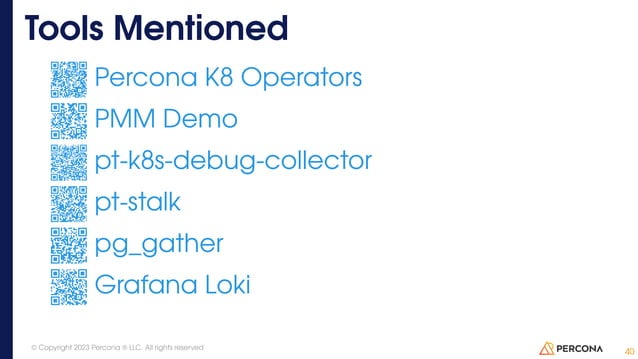 Database in Kubernetes: Diagnostics and Monitoring | PDF