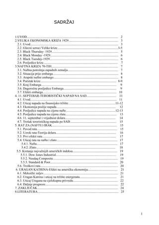 Svetske ekonomske krize od 1929 do danas diplomski rad | PDF
