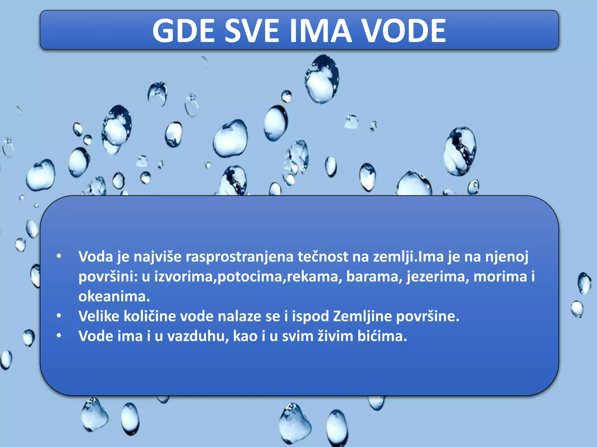 Svetski dan voda | PPTX