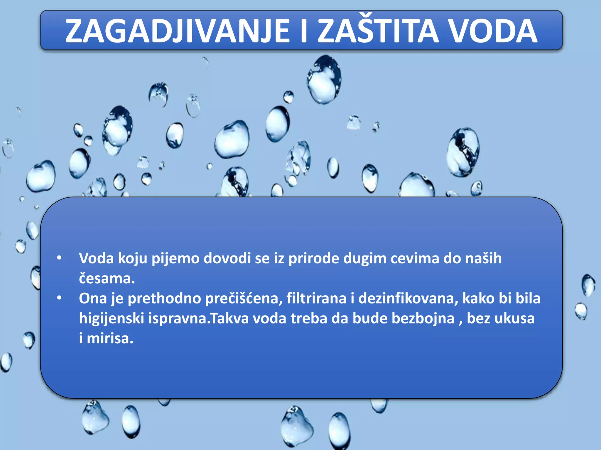 Svetski dan voda | PPTX