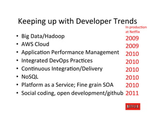 The Netflix Open Source Platform | PPT