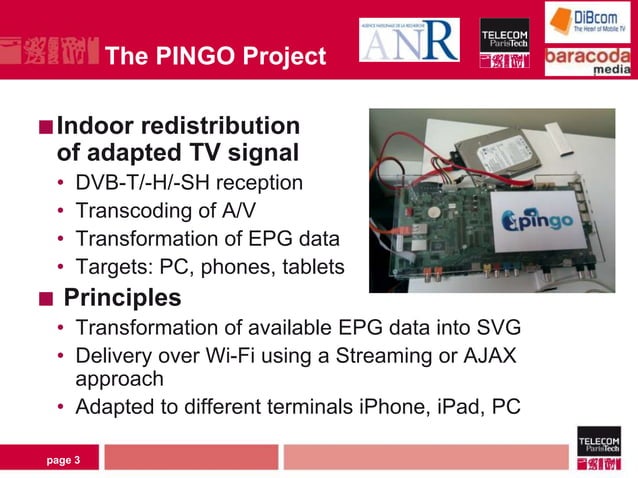 Electronic Program Guides using SVG | PPT