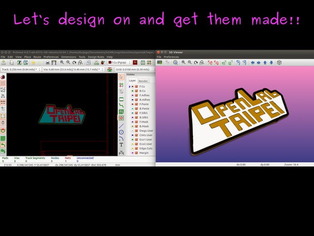 Creative PCB Design for Manufacturing using svg2shenzhen dusjagr taipei ...