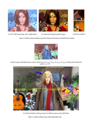 Asymmetric recursive Gaussian filtering for space-variant artificial ...