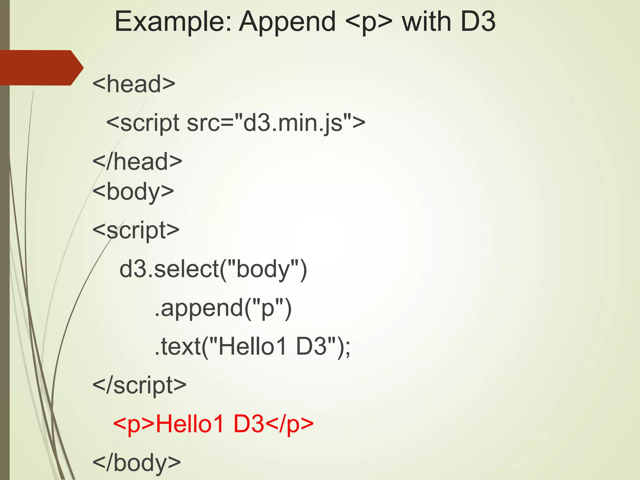 SVG, CSS3, and D3 for Beginners | PPTX