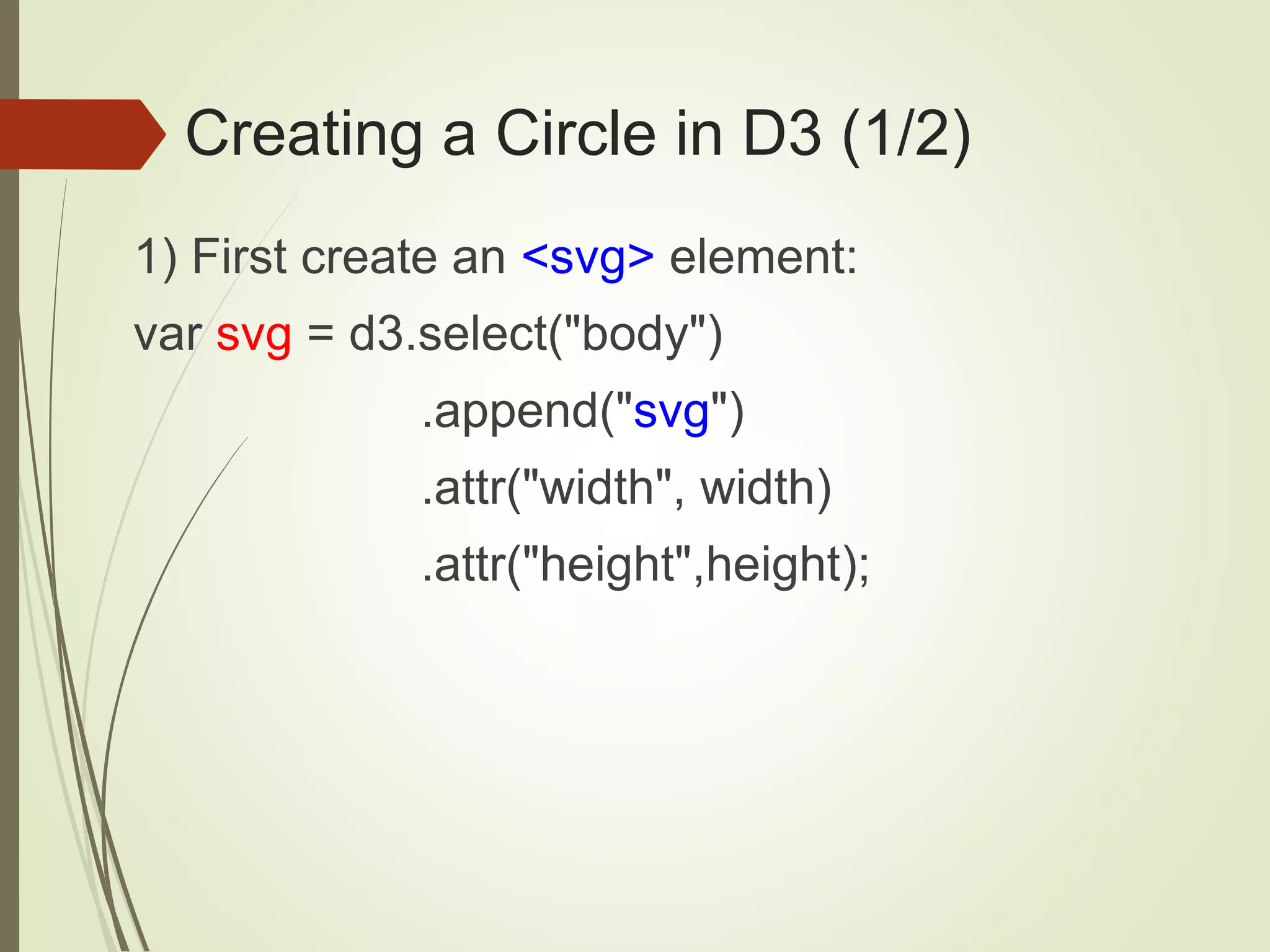 SVG, CSS3, and D3 for Beginners | PPTX