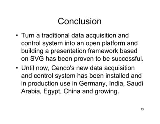 SVG in Data Acquisition and Control Systems | PDF
