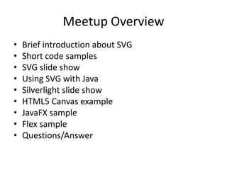 Svghtml5 Meetup | PPT