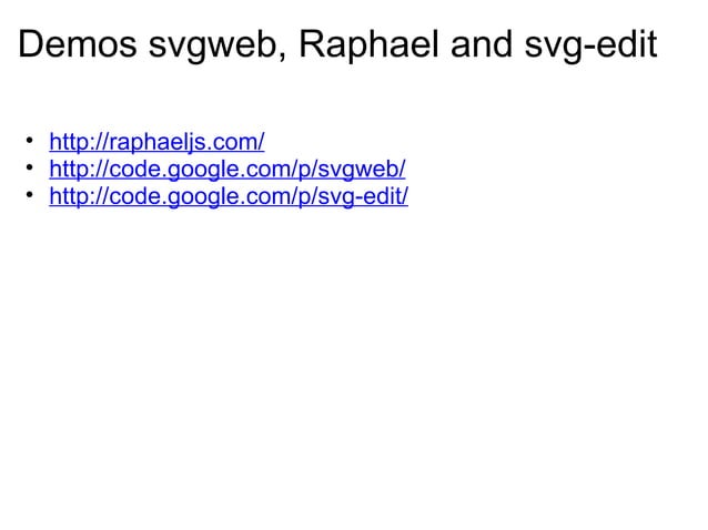 Svg Overview And Js Libraries | PPT