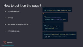 SVG Overview - How To Draw, Use and Animate | PPT