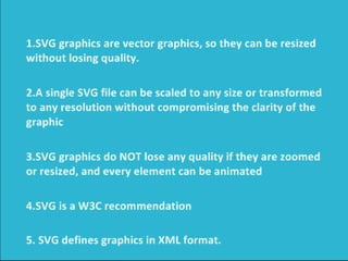 SVG [Scalable Vector Graphics] | PDF | Web Design and HTML | Internet