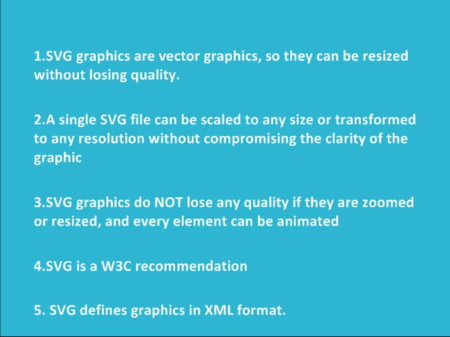 SVG [Scalable Vector Graphics] | PDF | Web Design and HTML | Internet