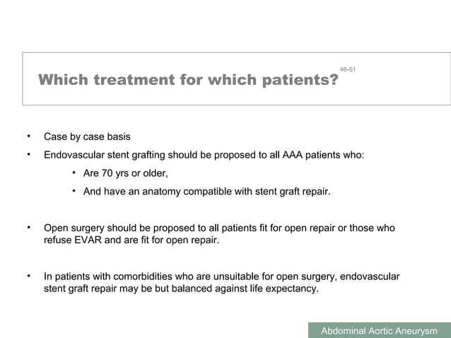 Abdominal Aortic Aneurysm | PPT | Digestive Disorders | Diseases and Conditions