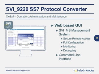 Squire Technologies:SVI 9220 | PPT