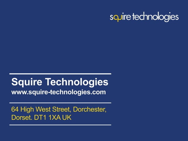 Squire Technologies:SVI 9220 | PPT