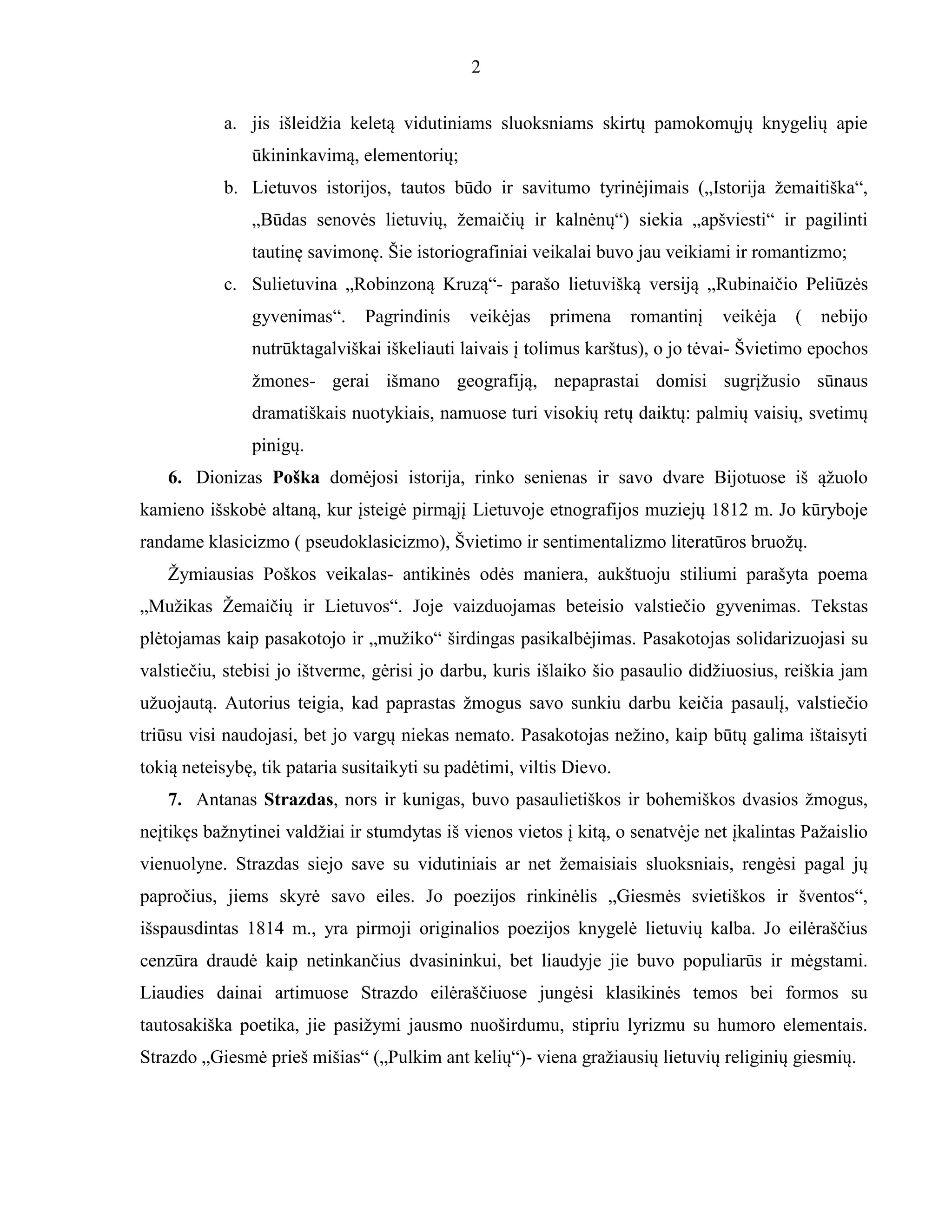 Švietimo idėjos Lietuvoje | DOC