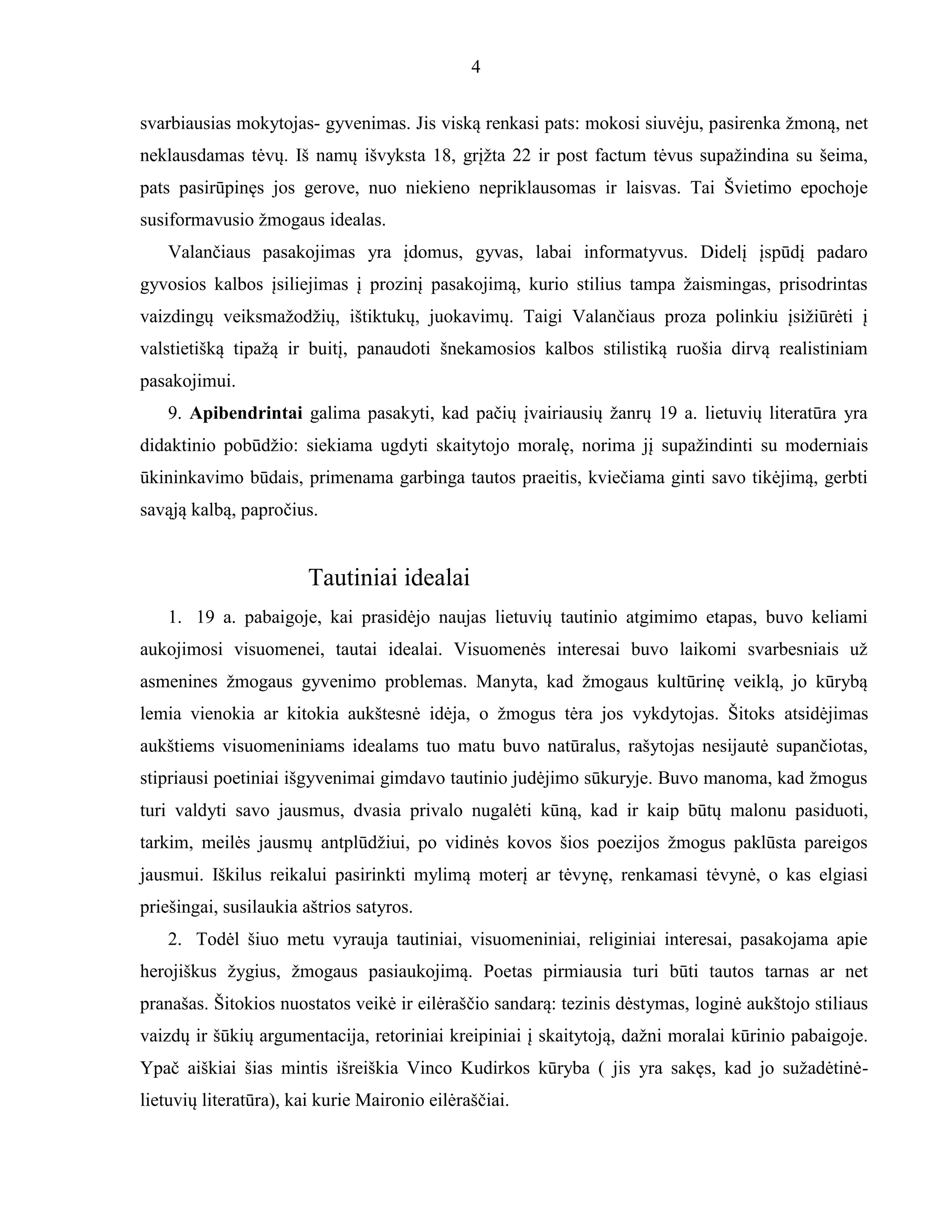 Švietimo idėjos Lietuvoje | DOC