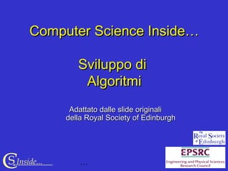 Sviluppo degli algoritmi | PPT | Programming Languages | Computing