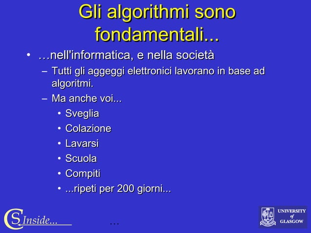 Sviluppo degli algoritmi | PPT