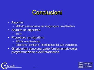 Sviluppo degli algoritmi | PPT | Programming Languages | Computing