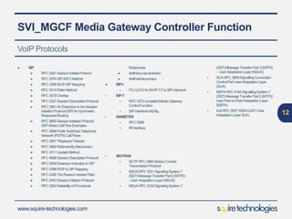 Squire Technologies: Media Gateway Controller Function | PDF