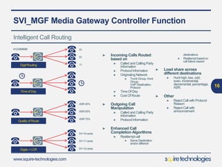 Squire Technologies: Media Gateway Controller Function | PDF